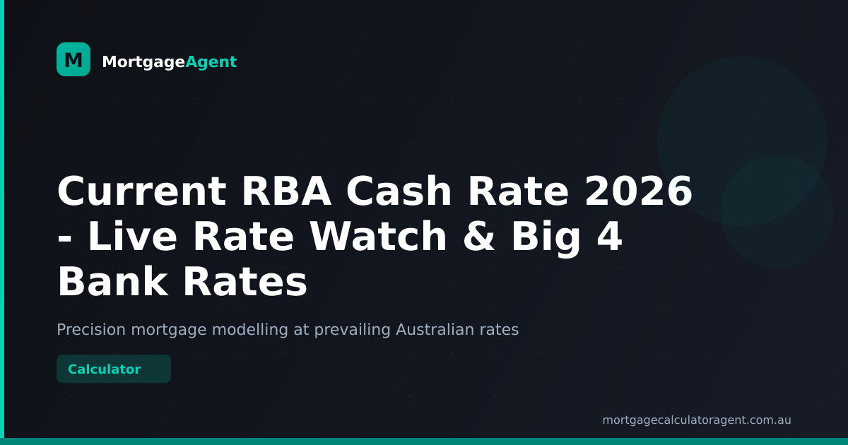 Current RBA Cash Rate 2026 - Live Rate Watch & Big 4 Bank Rates